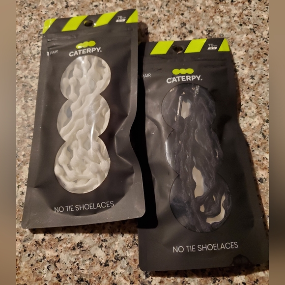 Caterpy | Accessories | Caterpy Run Notie Laces 2 Pairs Bw | Poshmark